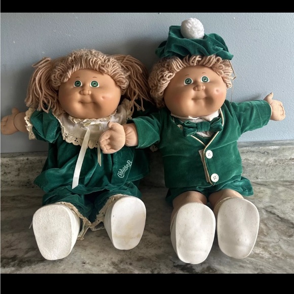 Cabbage Patch Kids | Other | Vintage 985 Set Of Cabbage Patch Twins In ...